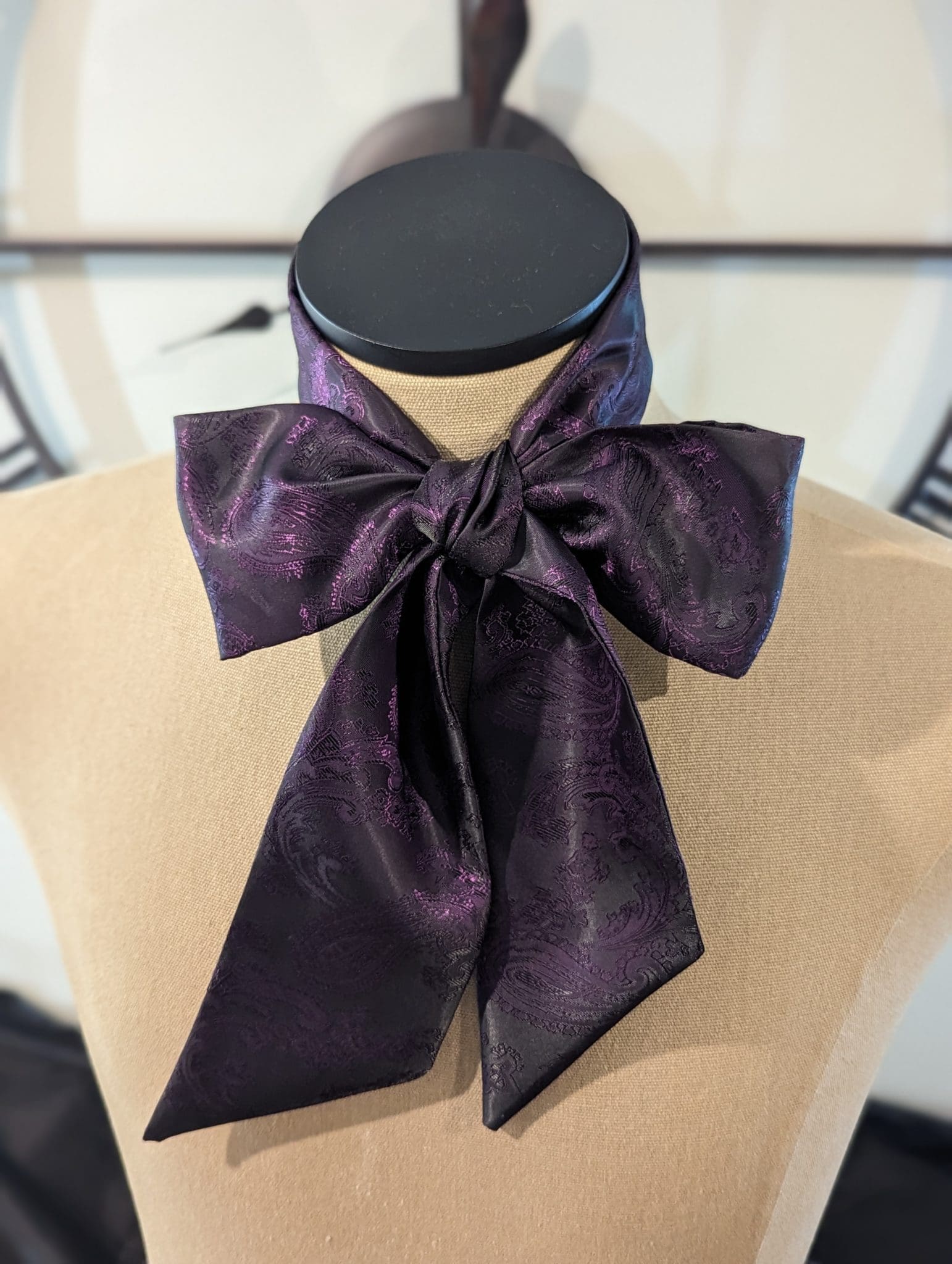 Handcrafted Silky Skinny Scarves - About Bow Ties - Custom Accessories ...