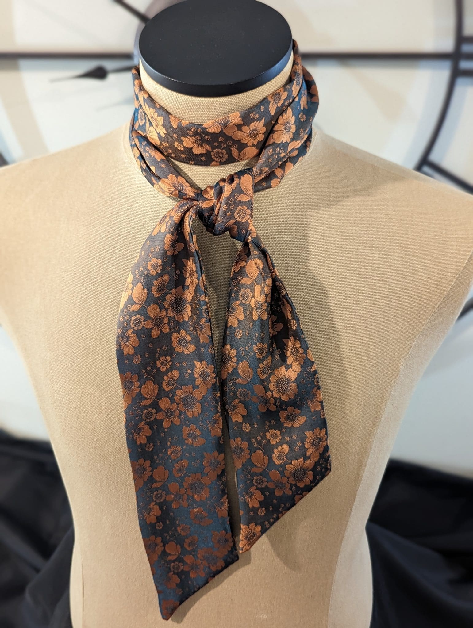 Handcrafted Silky Skinny Scarves - About Bow Ties - Custom Accessories ...