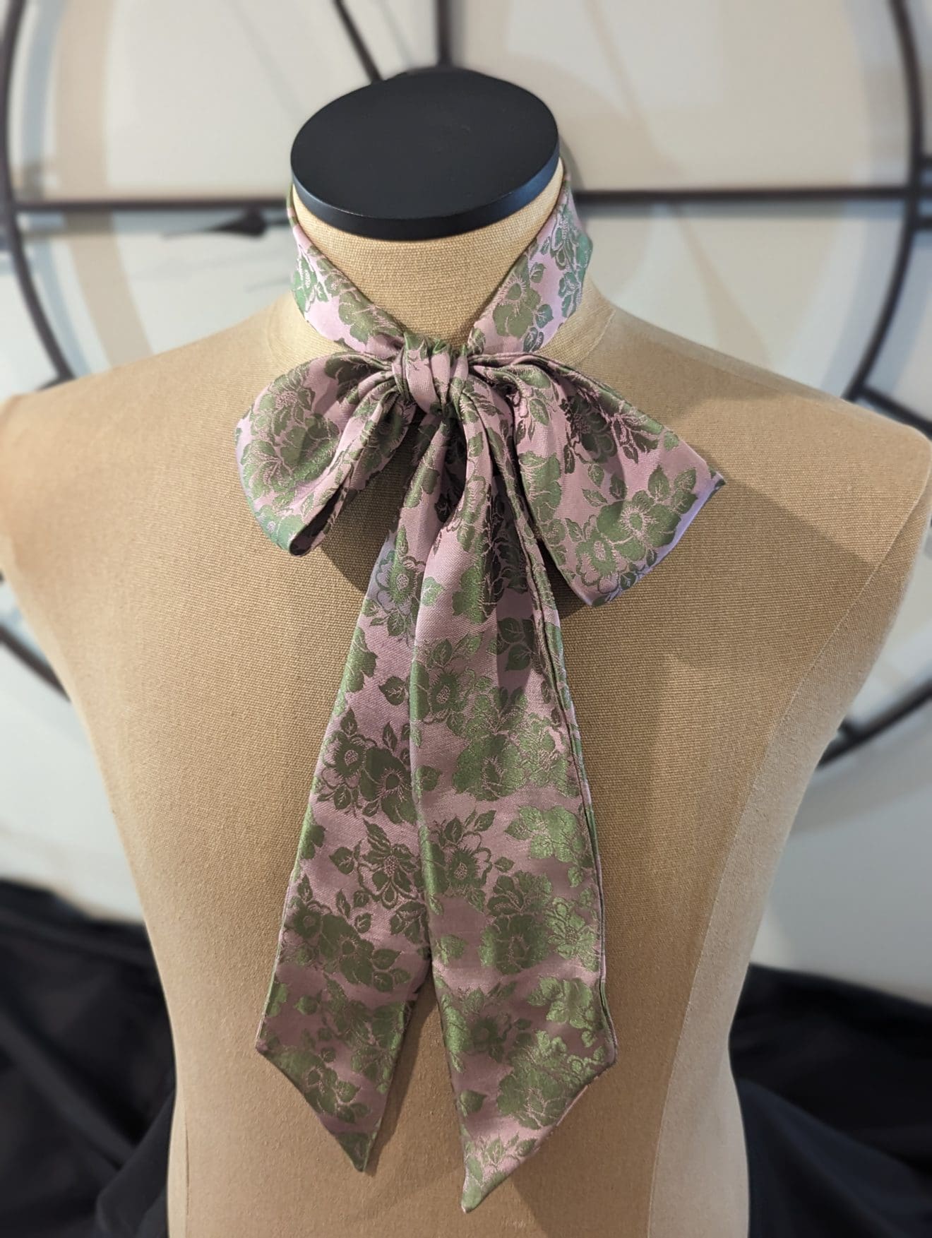 Handcrafted Silky Skinny Scarves - About Bow Ties - Custom Accessories ...