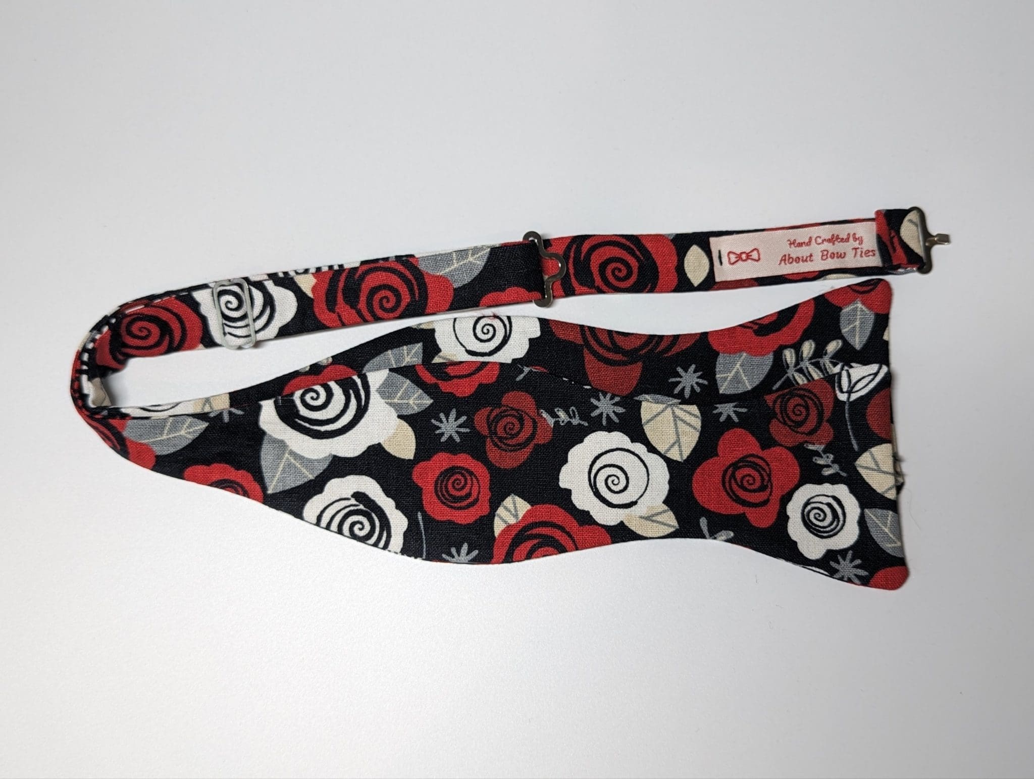 Red Rose Bow Tie - About Bow Ties - Custom Bow Ties